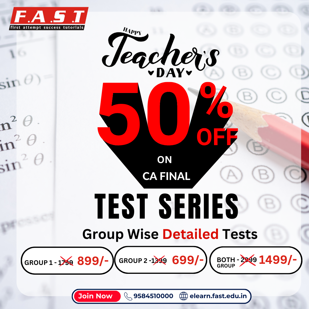 BUY CA VIDEO LECTURES - FAST EDUCATION INDORE.